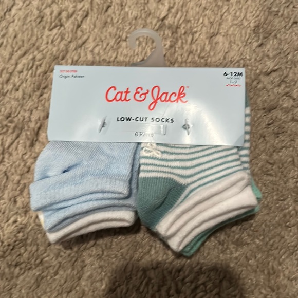 Cat & Jack | Accessories | Cat Jack 6pk Kids Lowcut Socks Gripper ...